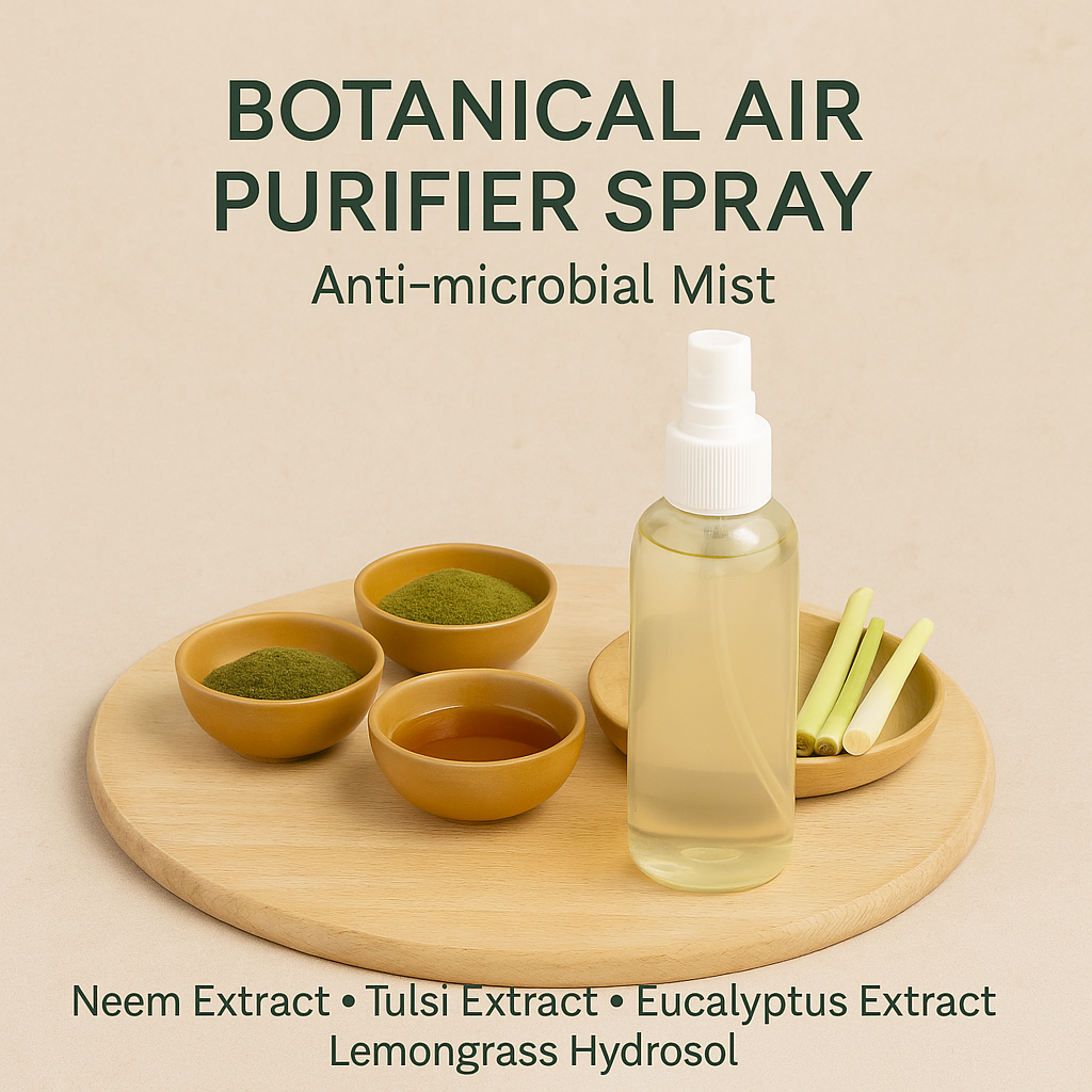Botanical Air Purifier Spray (Anti-microbial Mist with Neem ...