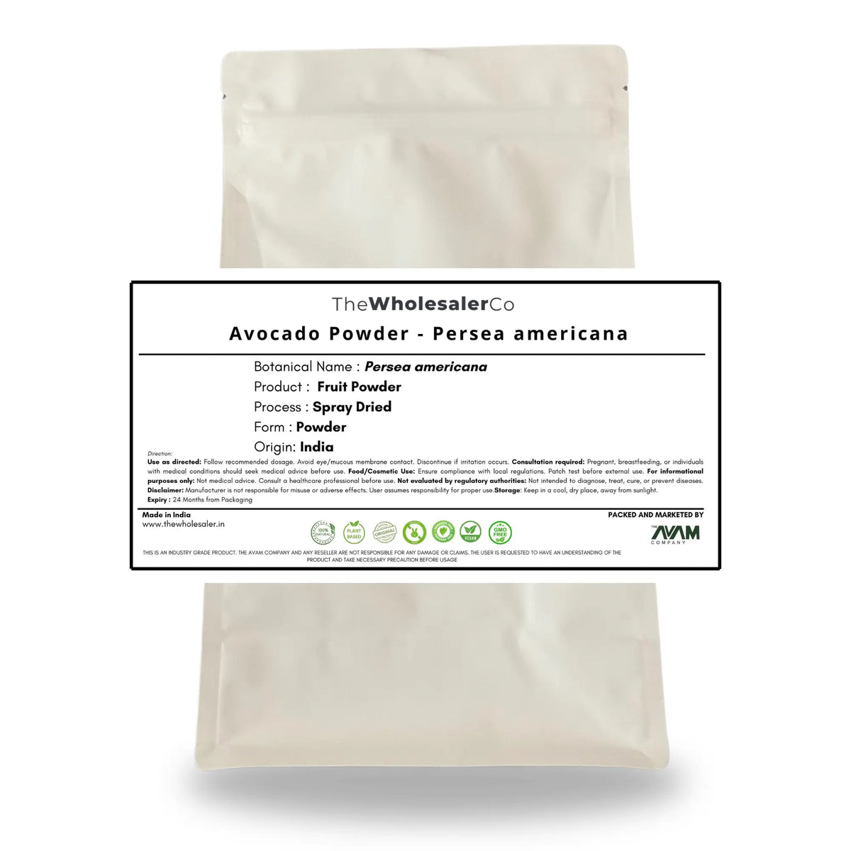 Avocado Powder - Persea americana- Bulk Supplier@TheWholesalerCo Prices ...