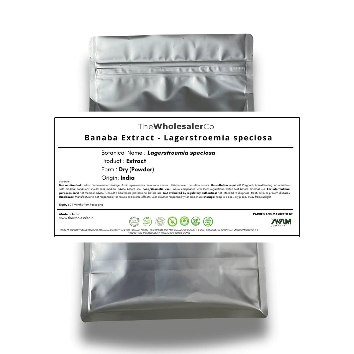 Banaba Extract - Lagerstroemia speciosa - TheWholesalerCo ...