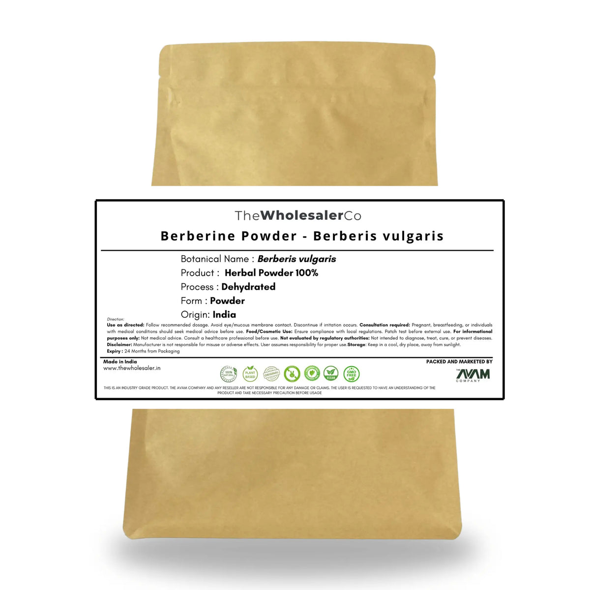 Berberine Powder - Berberis Vulgaris – TheWholesalerCo India