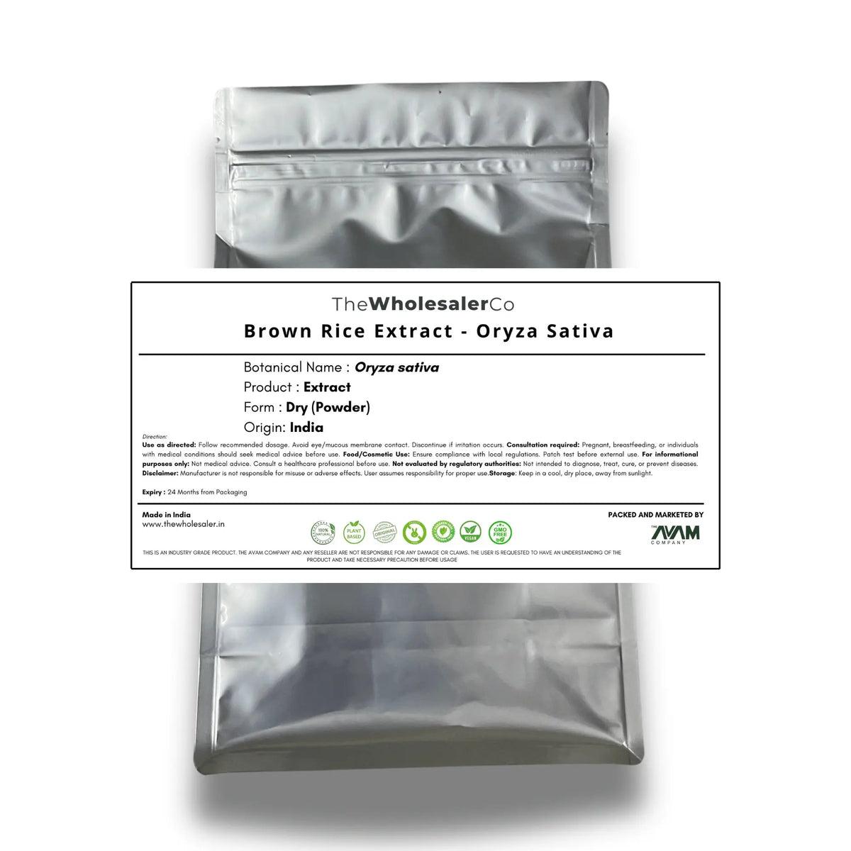 Brown Rice Extract - Oryza Sativa – TheWholesalerCo India
