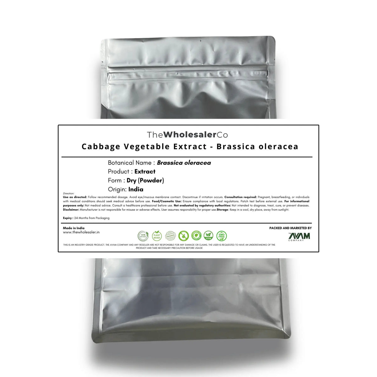 Cabbage Vegetable Extract - Brassica oleracea - TheWholesalerCo ...