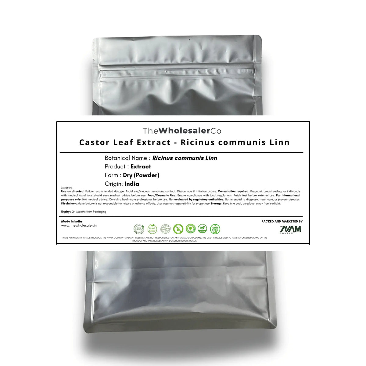 Castor Leaf Extract - Ricinus Communis Linn - TheWholesalerCo ...