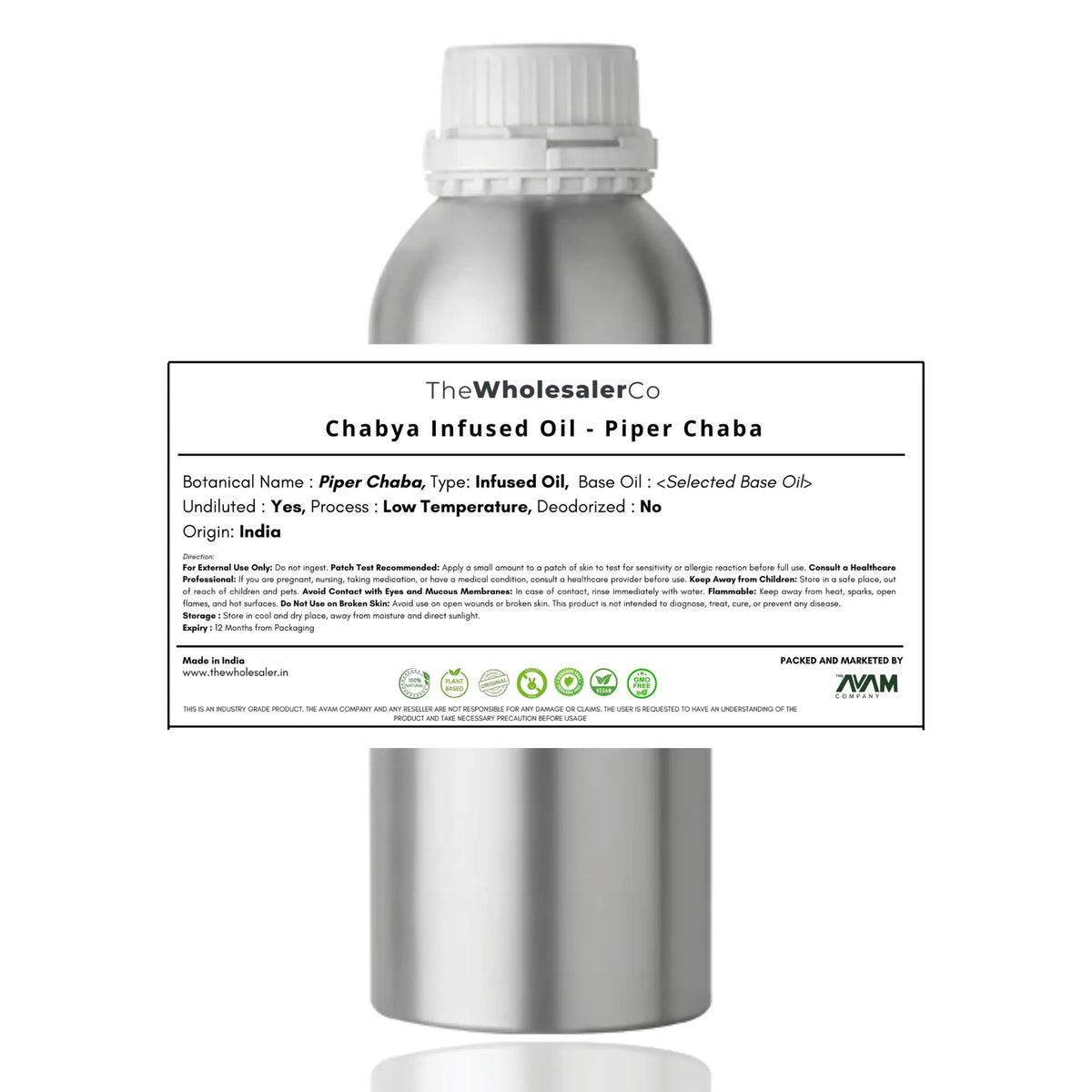 Chabya Infused Oil - Piper Chaba – TheWholesalerCo India
