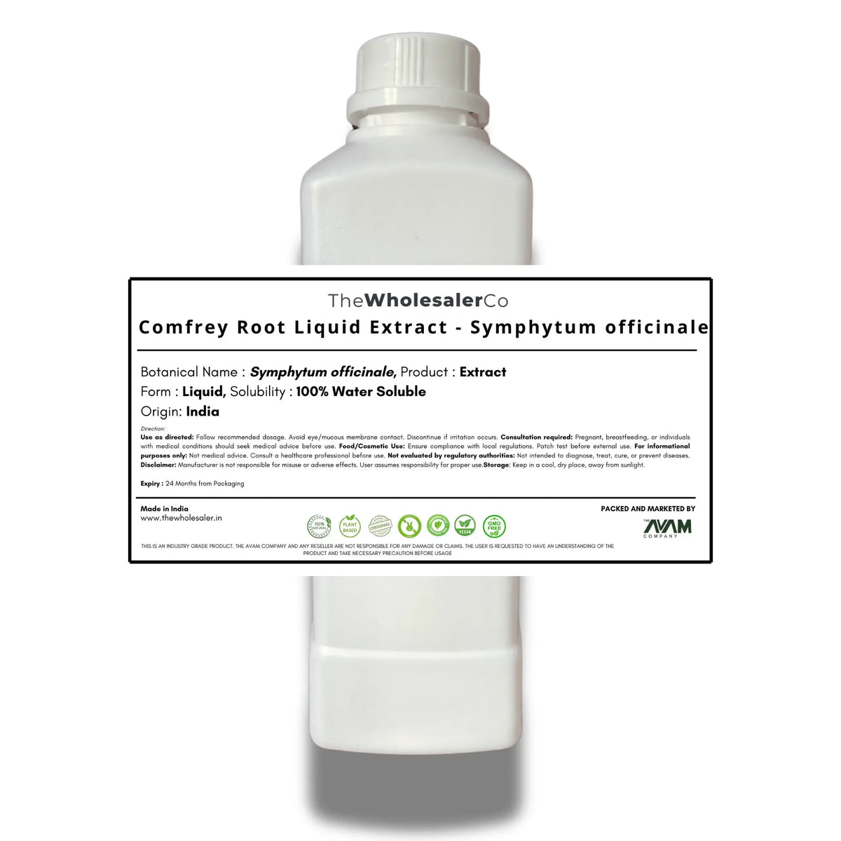 Comfrey Root Liquid Extract - Symphytum officinale – TheWholesalerCo India