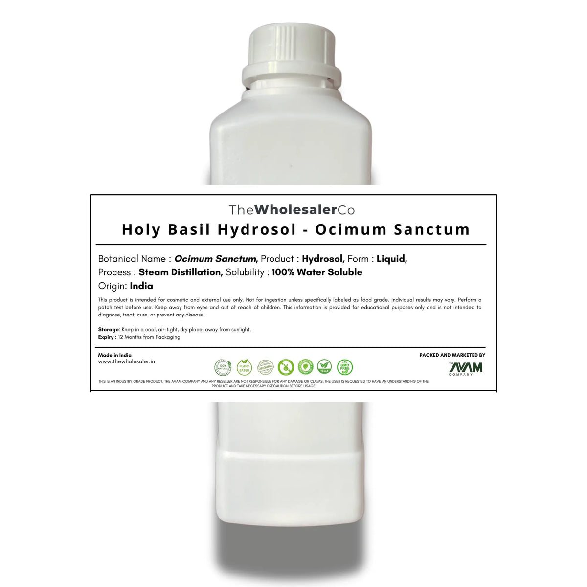 Holy Basil Hydrosol - Ocimum Sanctum – TheWholesalerCo India