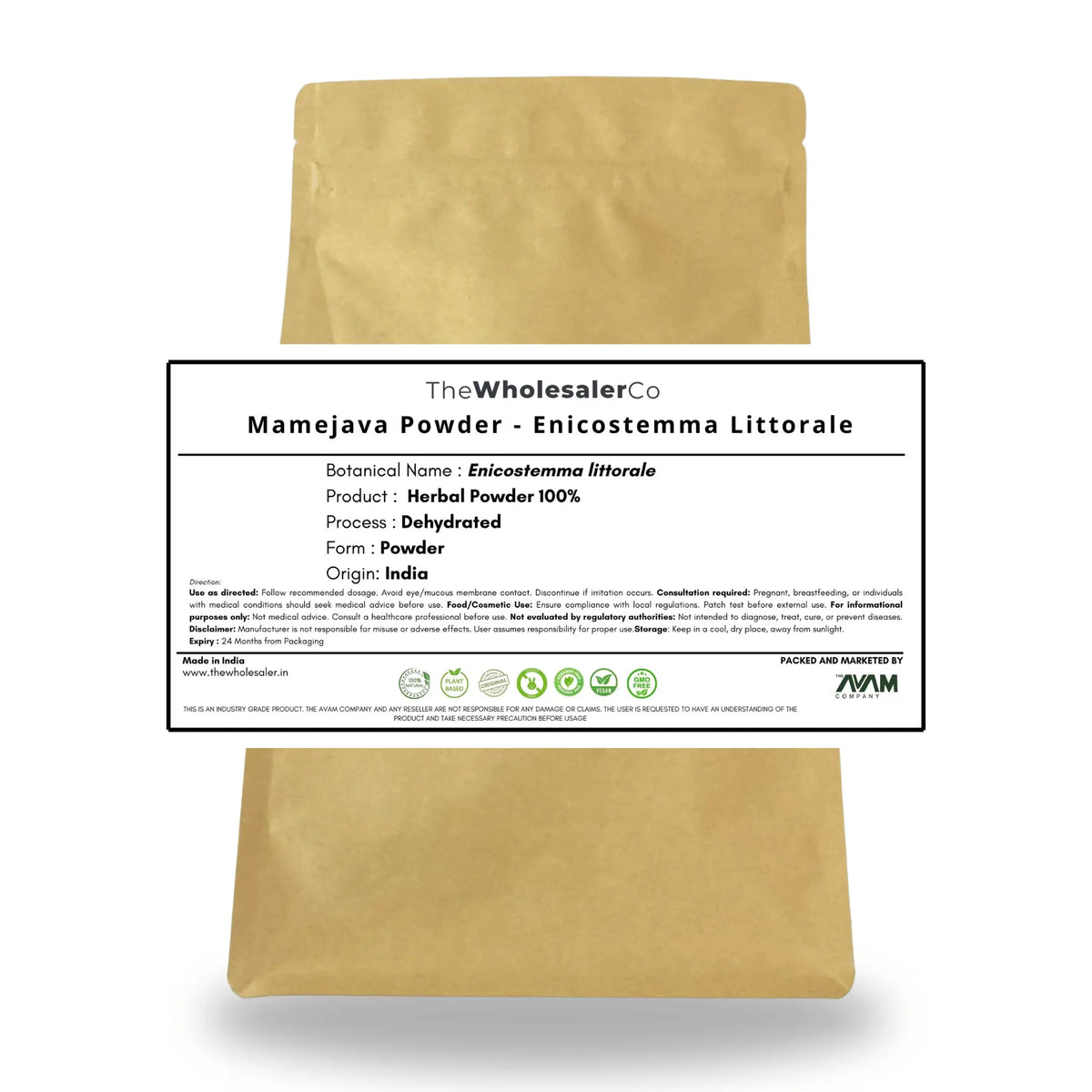 Mamejava Powder - Enicostemma Littorale – TheWholesalerCo India