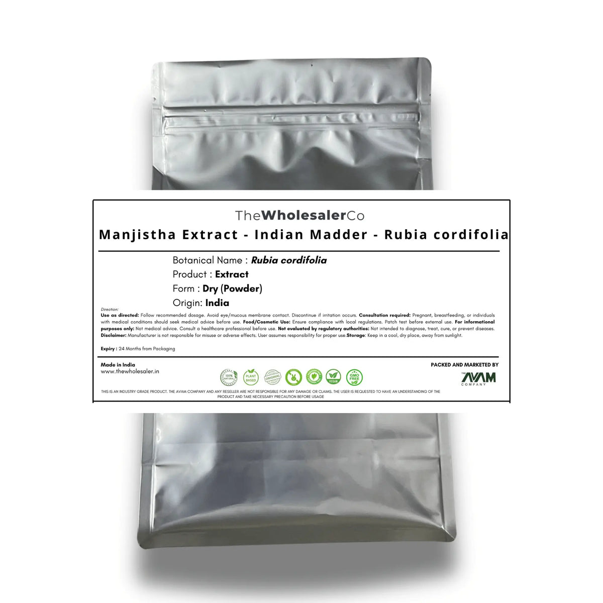 Manjistha Extract - Indian Madder - Rubia cordifolia- Bulk Supplier ...