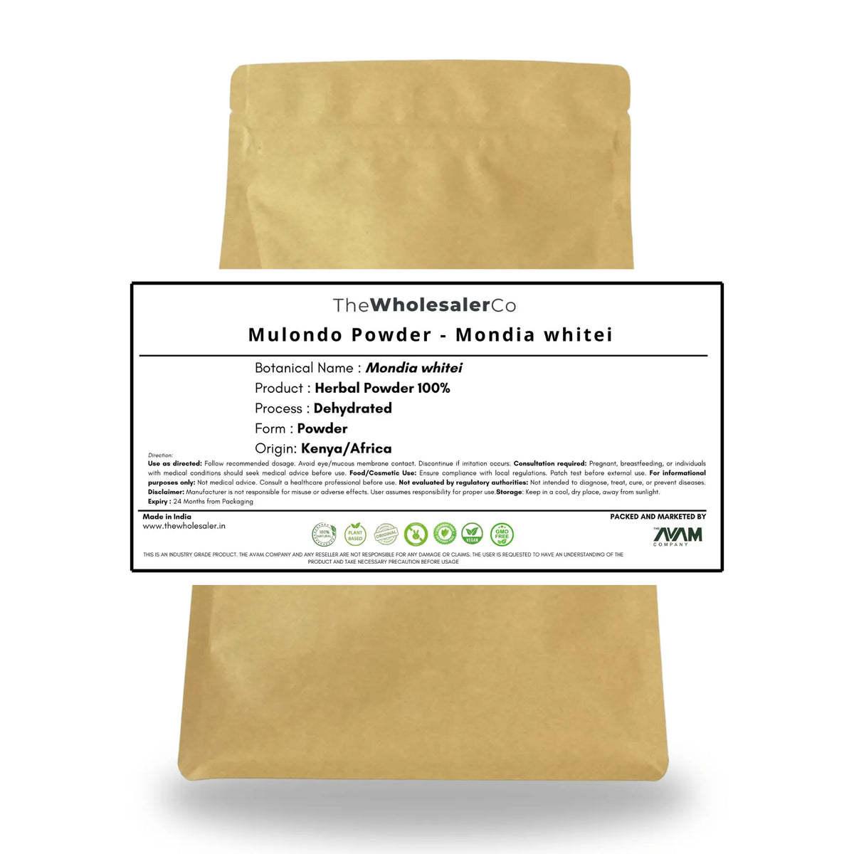 Mulondo Powder - Mondia whitei- Bulk Supplier@TheWholesalerCo Prices ...