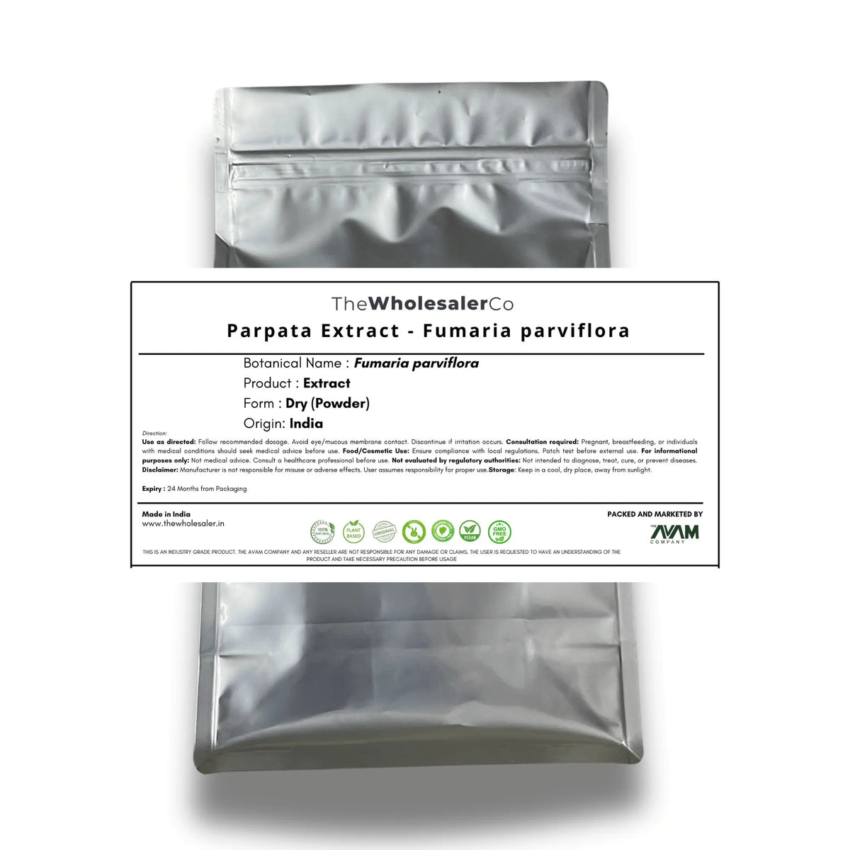 Parpata Extract - Fumaria parviflora - TheWholesalerCo – India ...