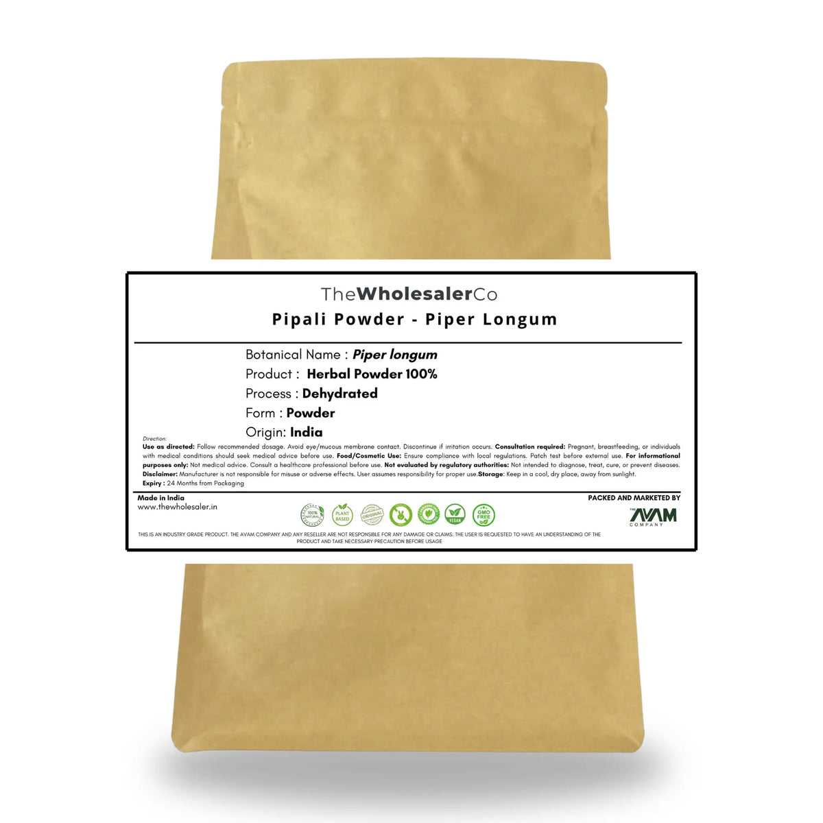 Pipali Powder - Piper Longum- Bulk Supplier@TheWholesalerCo Prices ...