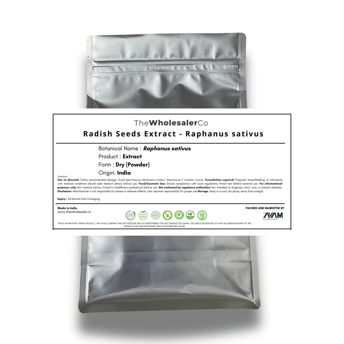 Radish Seeds Extract - Raphanus sativus - TheWholesalerCo ...
