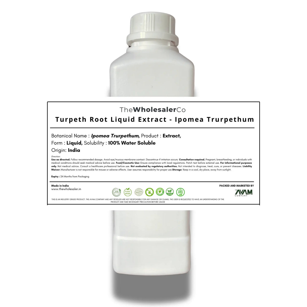 Turpeth Root Liquid Extract - Ipomea Trurpethum - TheWholesalerCo ...