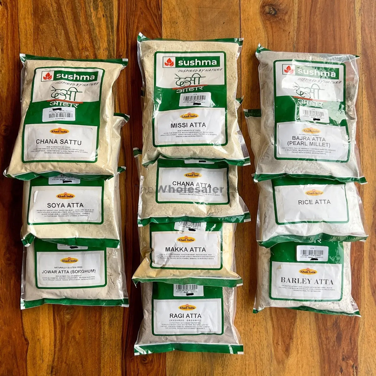 Pure and Fresh Flour/Atta - Atta Pack - Bajra-Soya-Corn-Barley-Rice ...